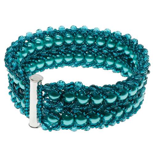 Double Row Flat Spiral Bracelet