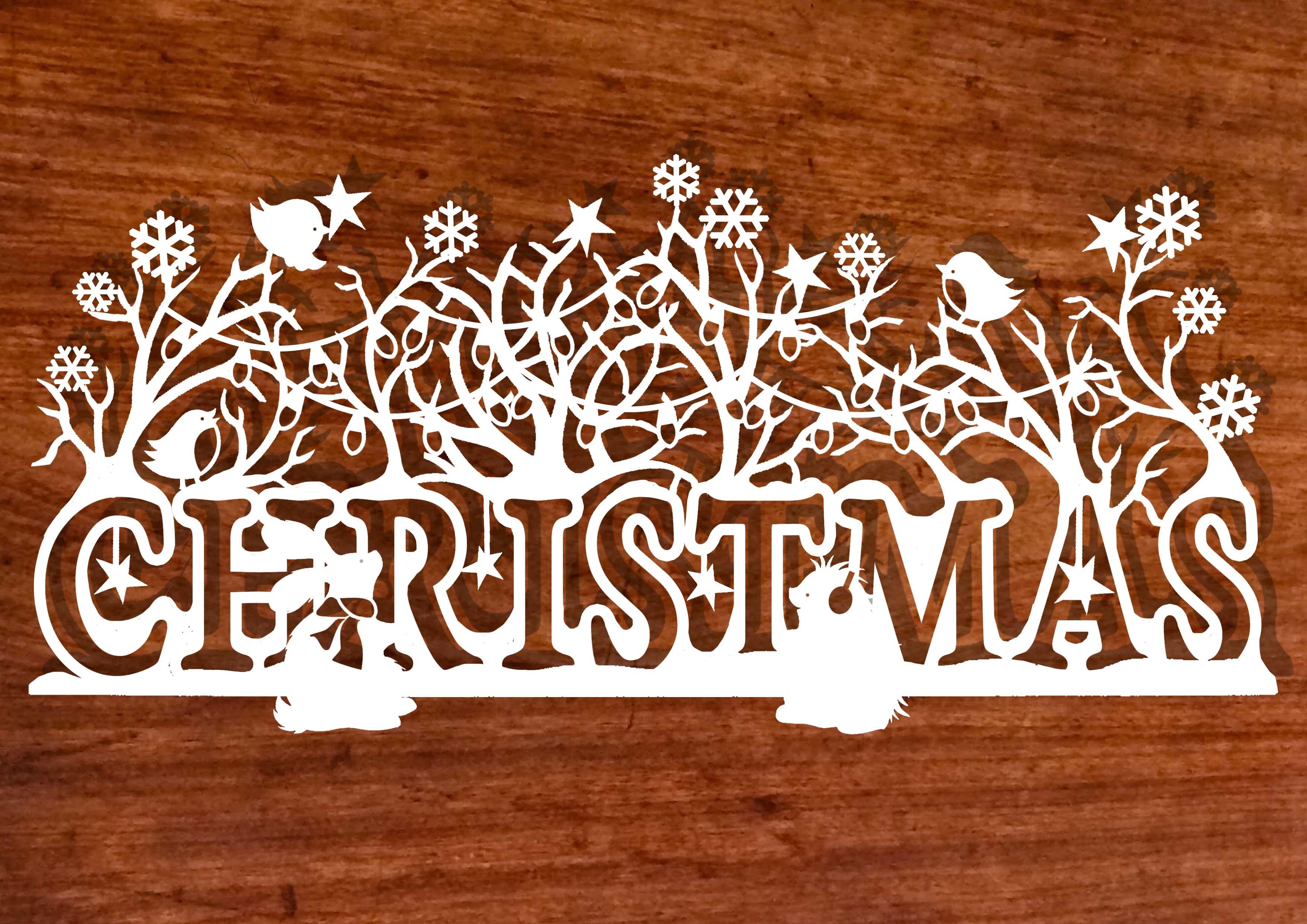 Free Christmas Paper Cutting Templates