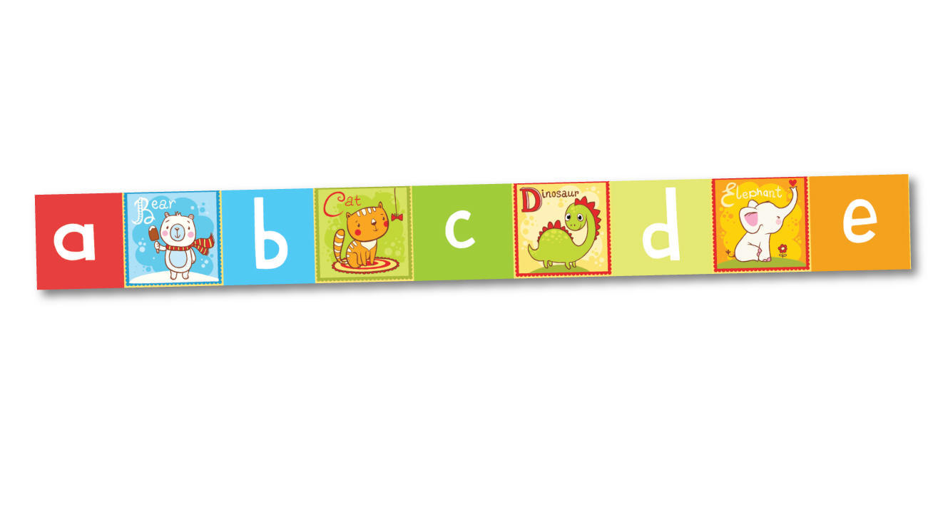Animal Alphabet Frieze/Wall Panel