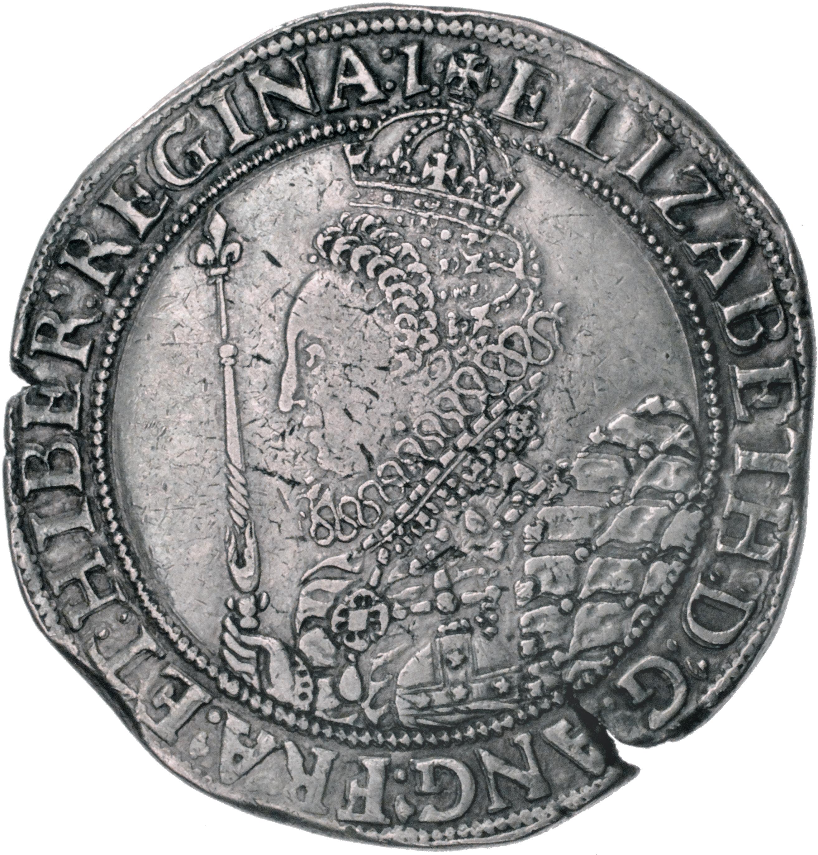 Elizabeth I, 1558-1603. Silver crown, 1601.