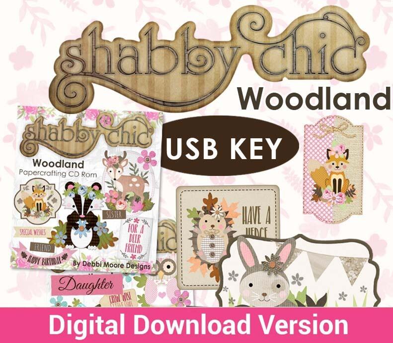Shabby Chic Woodland Double Compendium Digital Download Collection TT015