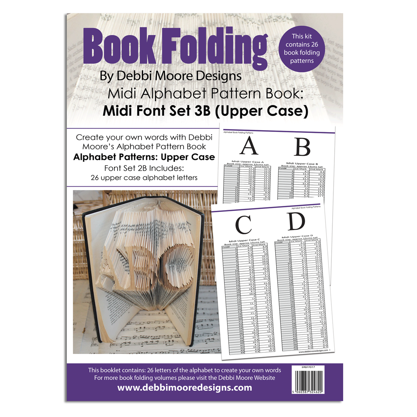 Book Folding Alphabet Pattern Book Set 3b - Upper Case