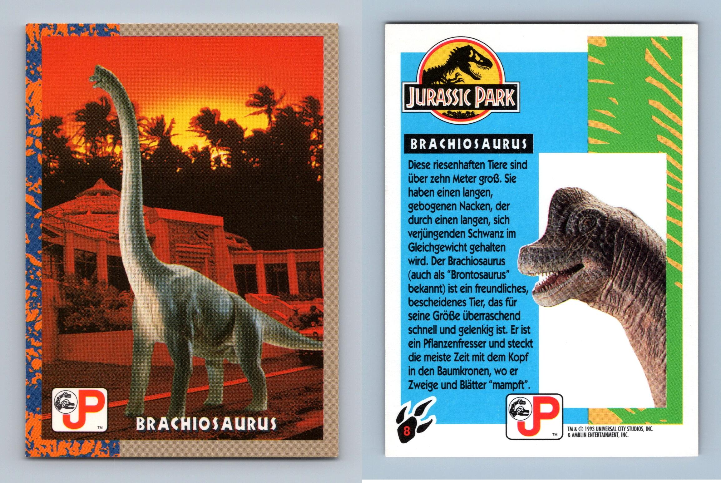 Tyrannosaurus Rex 3 Jurassic Park 1993 Topps German Trading Card
