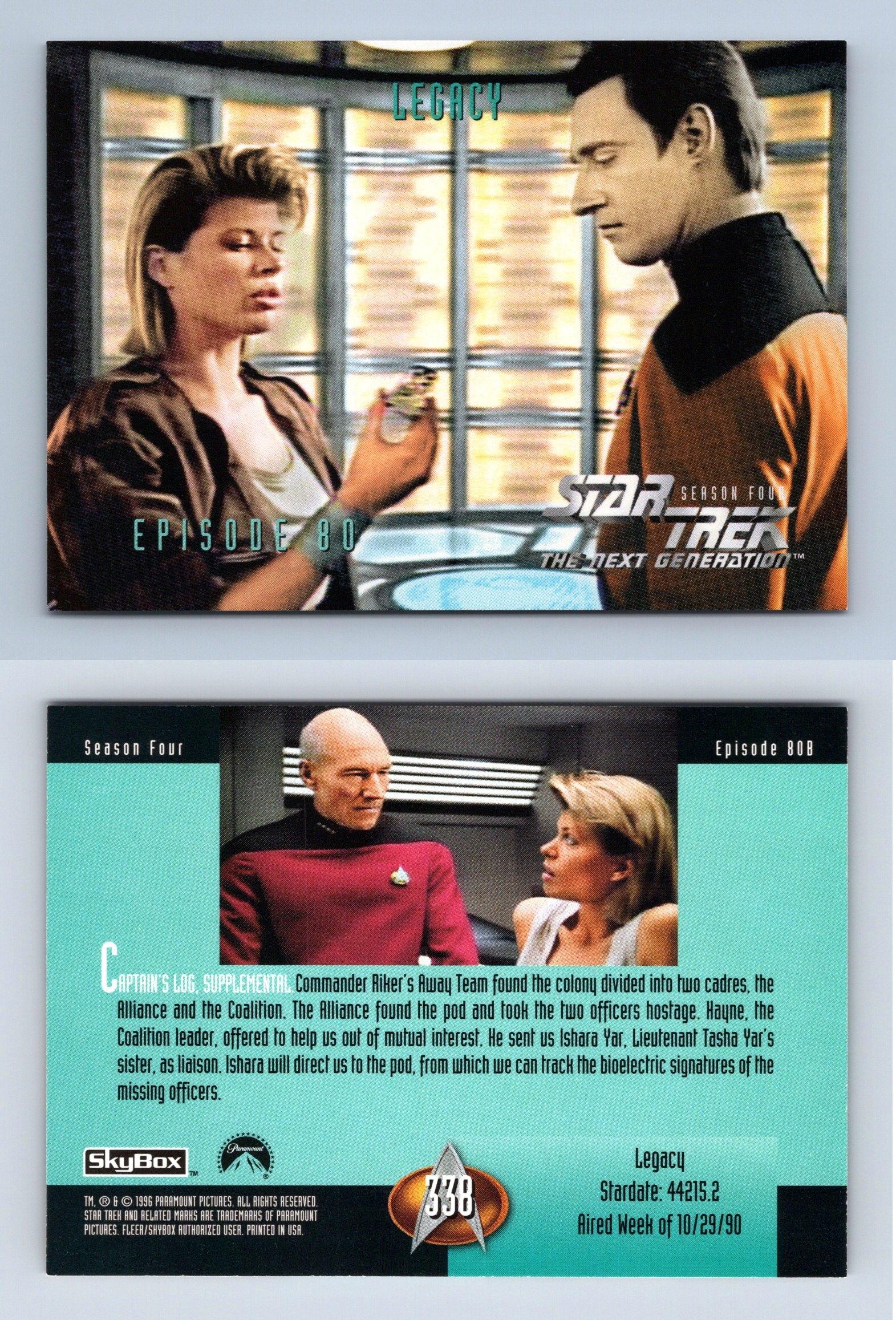Legacy 338 Star Trek Next Generation Season 4 Skybox 1996 Card legacy-338-star-trek-next-generation-season-4-skybox-1996-card