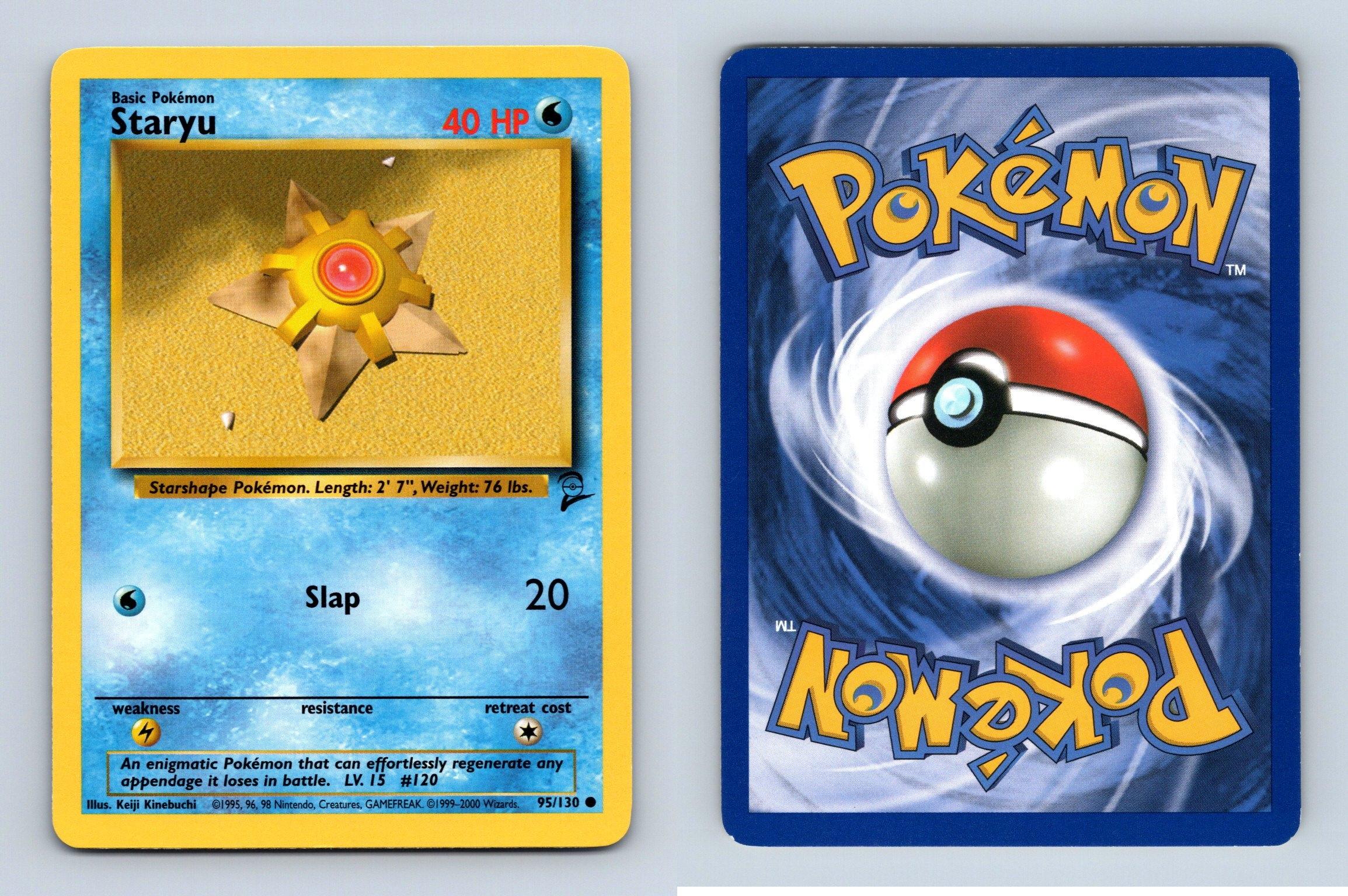 Staryu 95 130 Base Set 2 Common Pokemon 2000 TCG Card staryu-95-130-base-set-2-common-pokemon-2000-tcg-card