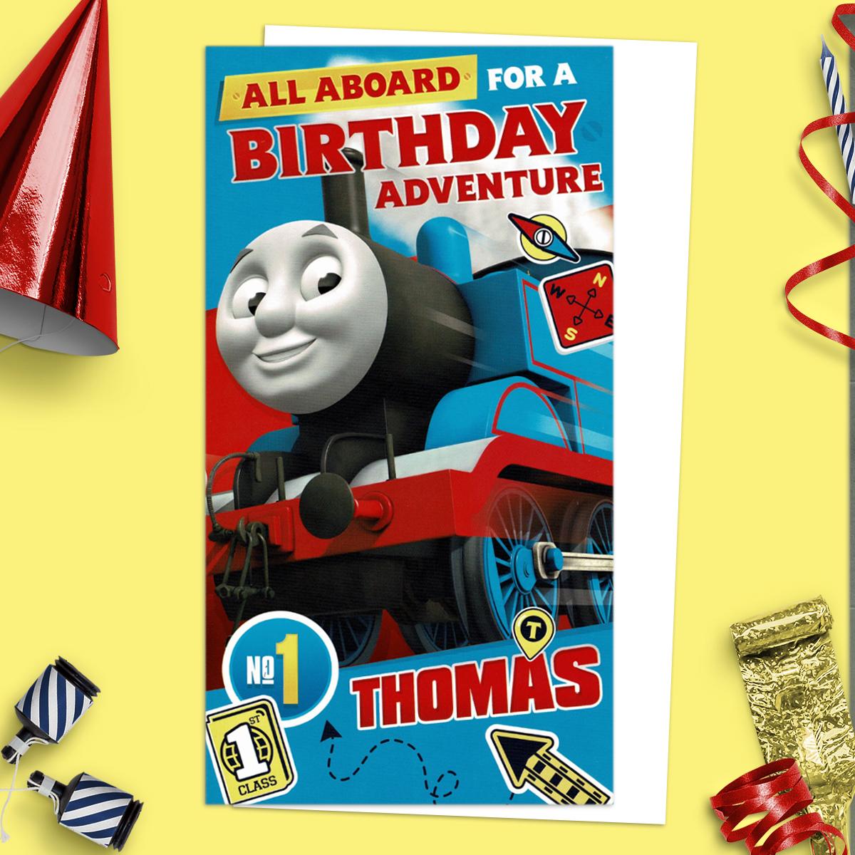 All Aboard Thomas The Tank Engine Birthday Card all-aboard-thomas-the-tank-engine-birthday-card