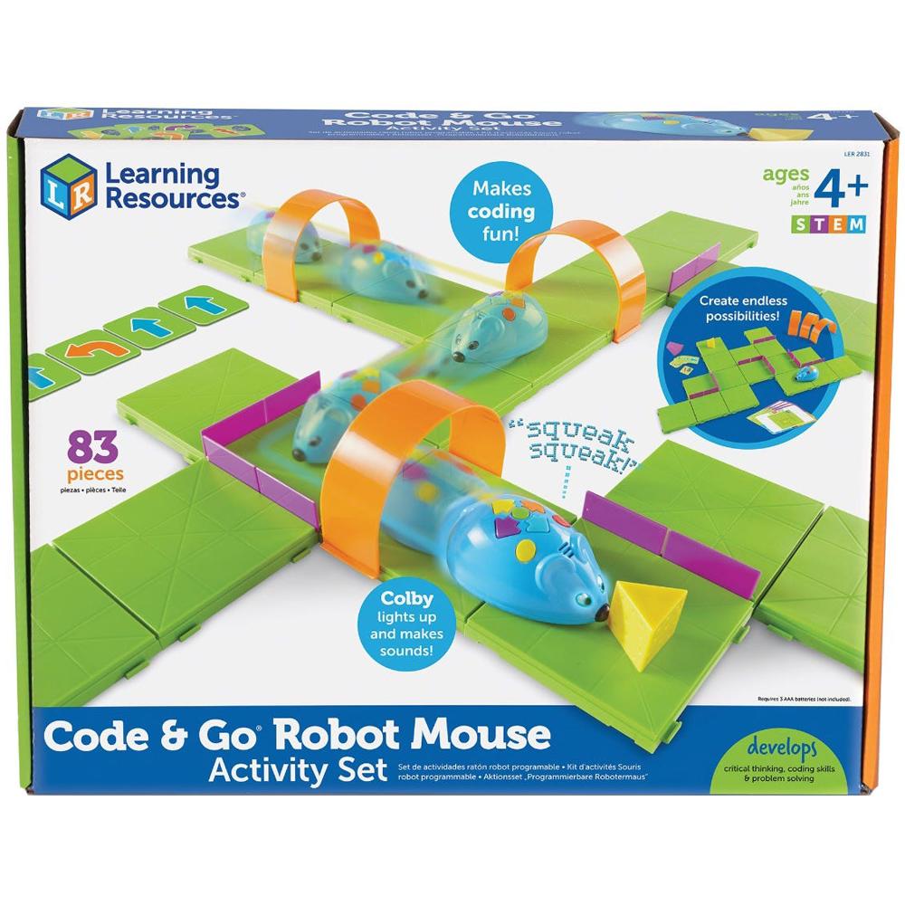 Learning Resources Learning Essentials STEM Robot Mouse Coding Activity Set