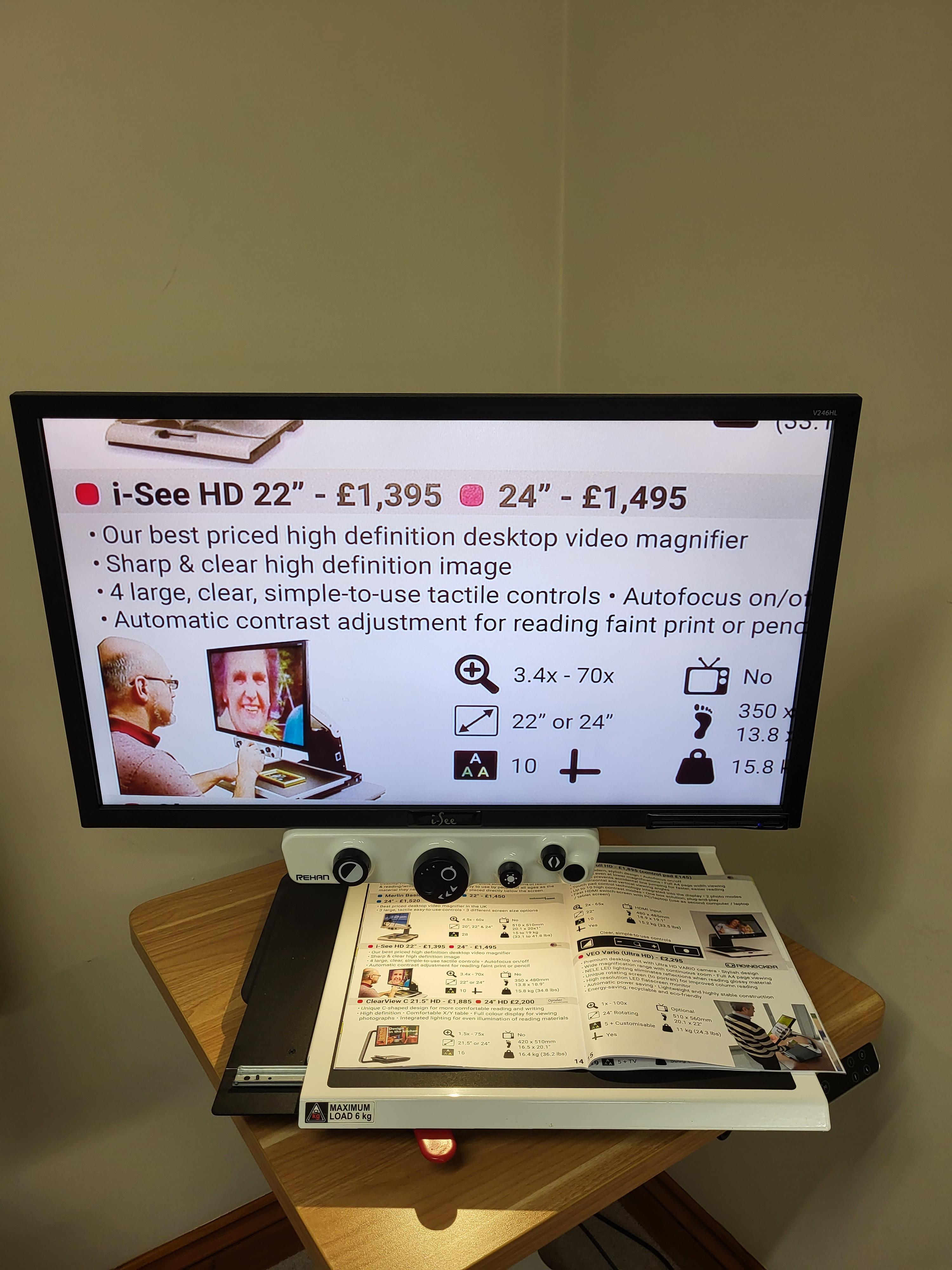 Secondhand i-See ED 24" | VisionAid