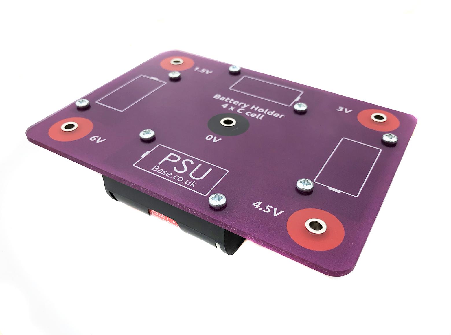 4 x C cell Battery Holder