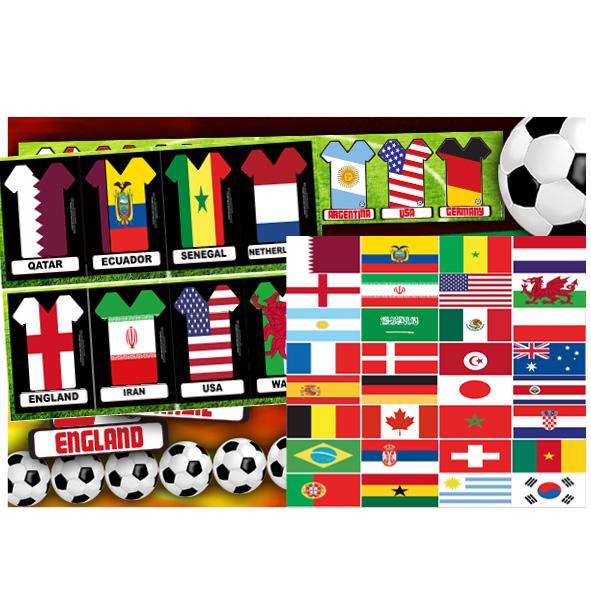 World Cup Qatar 2022 - International Decor Packs (avaialble in ...