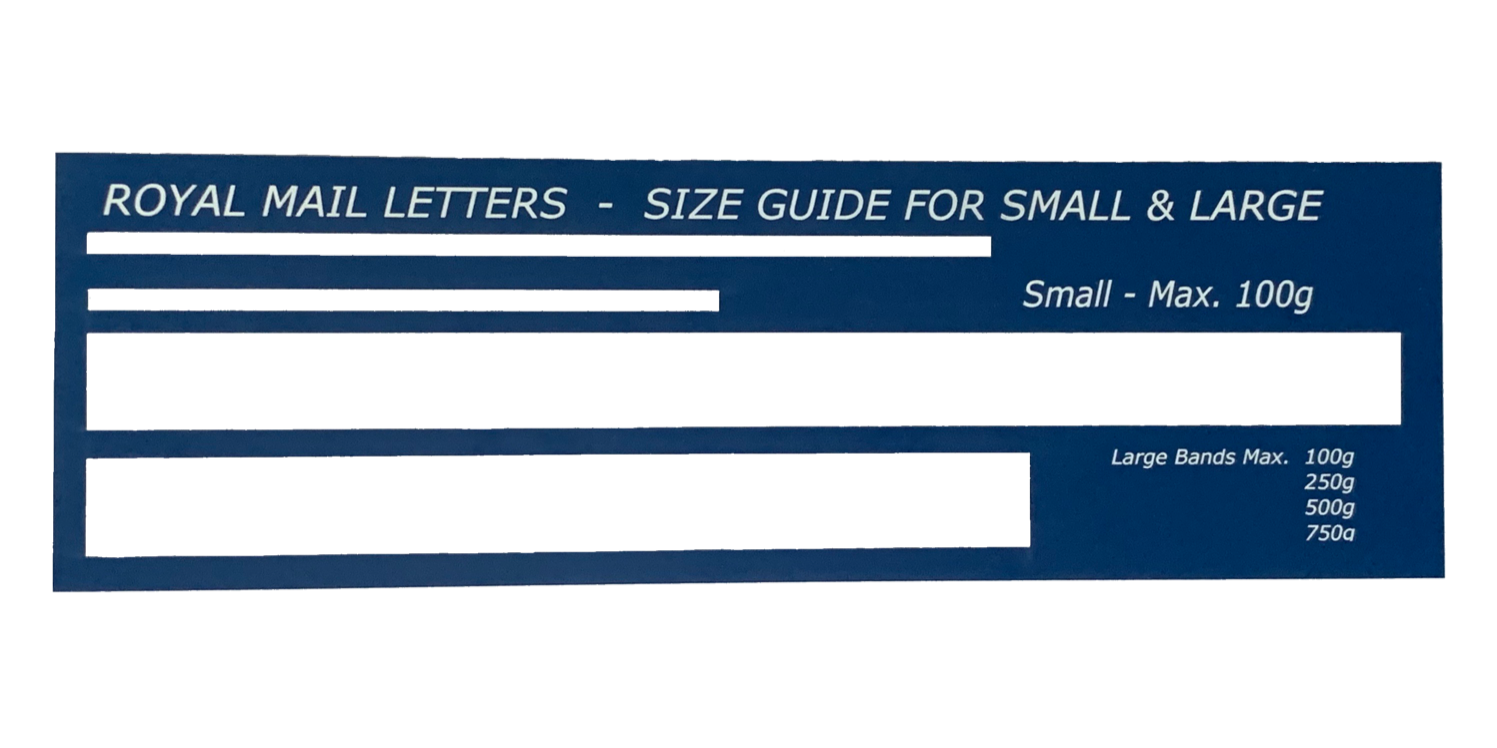 Royal Mail Size Guide Ruler Pricing In Proportion Ruler 