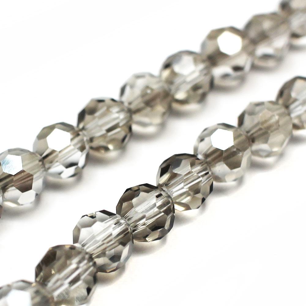 Crystal Round 6mm - Silver Dust | Craft, hobby & jewellery supplies ...