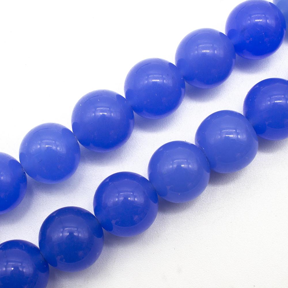 Opal Dark Blue Round - 14mm