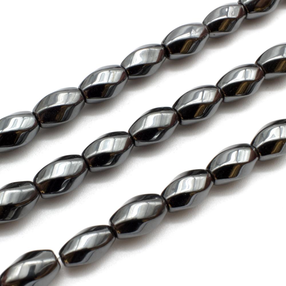 Hematite - Hex Twist Tube 8x12mm | Craft, hobby & jewellery supplies ...