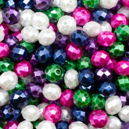 Oriental Splash Glass Beads 8mm - Mixed | Craft, hobby & jewellery ...