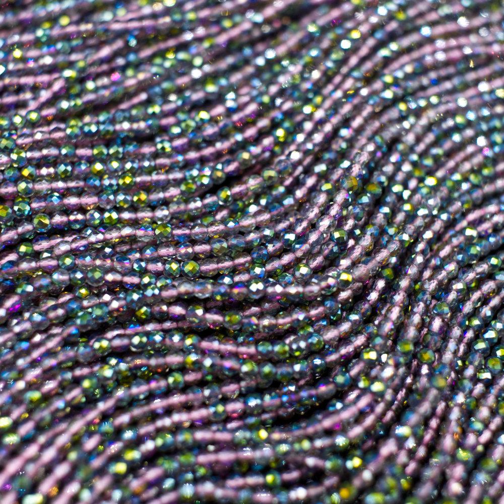 Micro Crystal Round Beads 1.5mm - Clear Rainbow | Craft, hobby ...