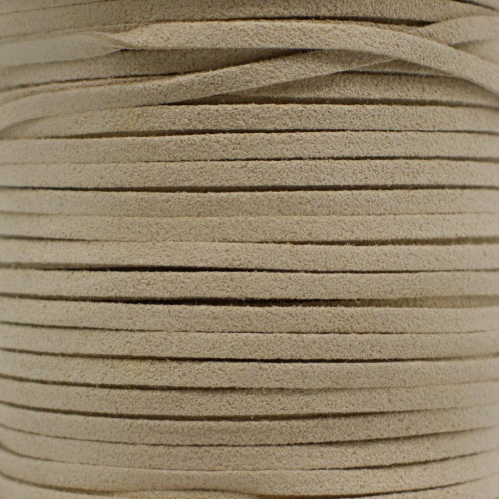 Suede Cord Oat - 1.4x3mm | Craft, hobby & jewellery supplies | Totally ...