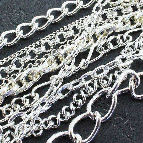 Silver Plated Jewellery Chain sold by metre