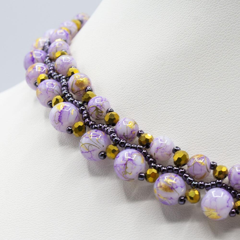 Shop the Savannah Jewellery Set in Golden Lilac