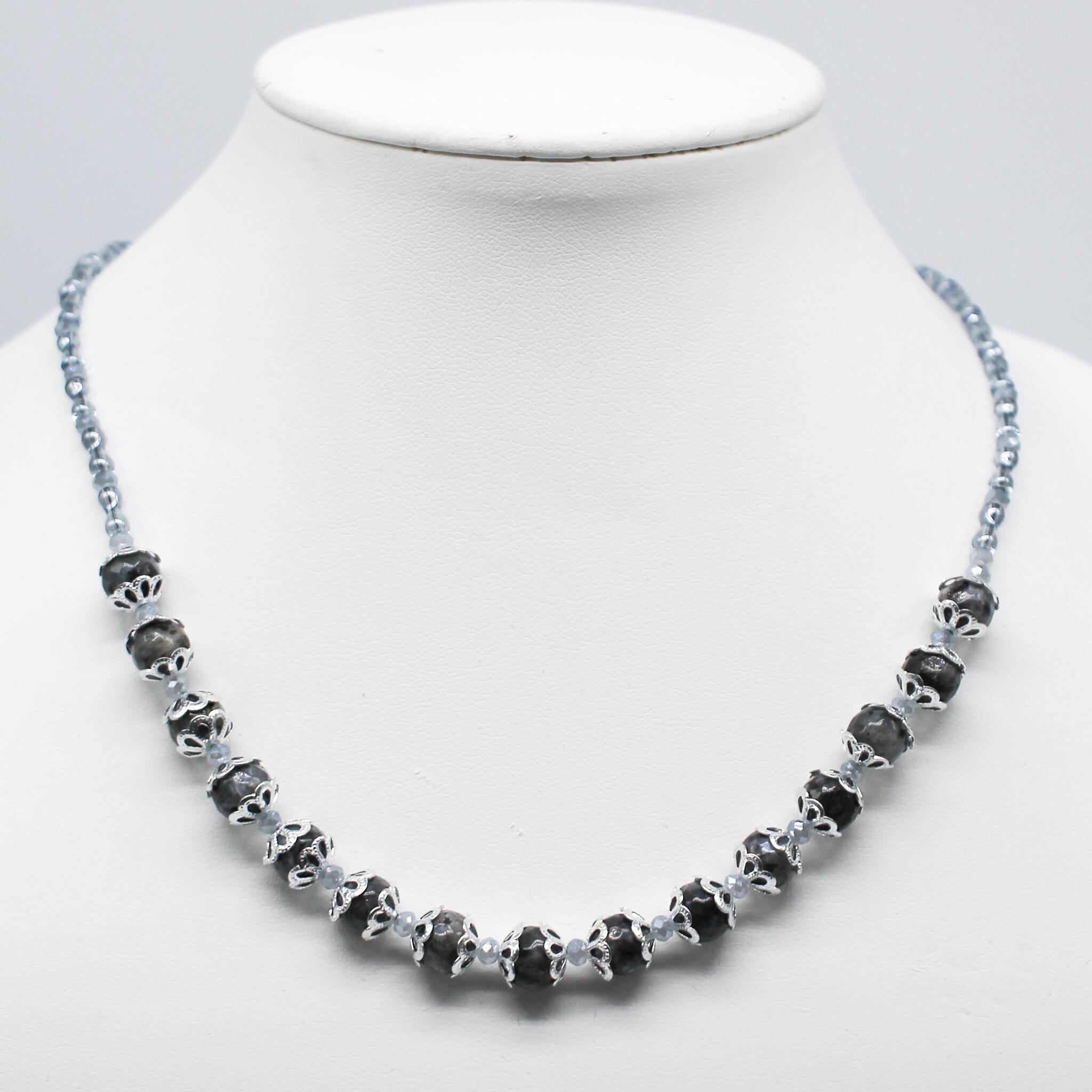 Calla Gemstone Jewellery Set - Jade Labradorite