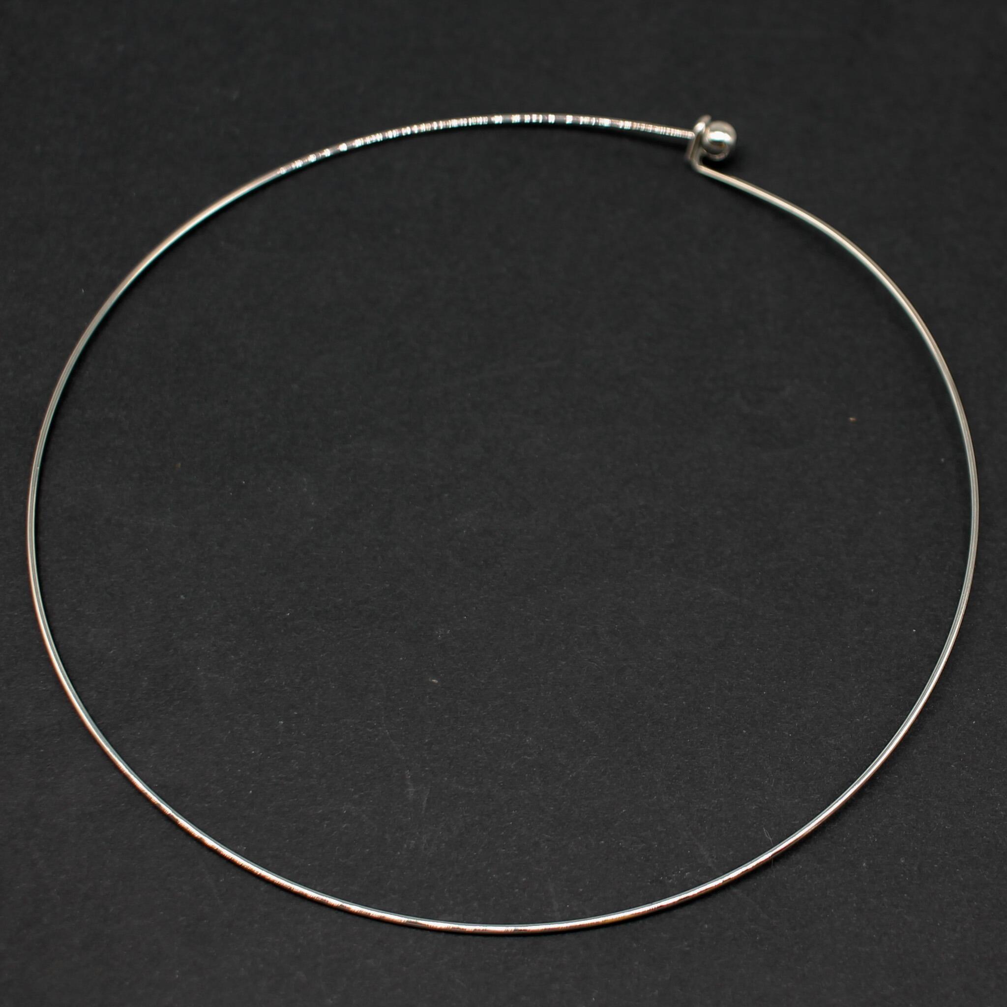 Wire Choker 5.25 inch Silver