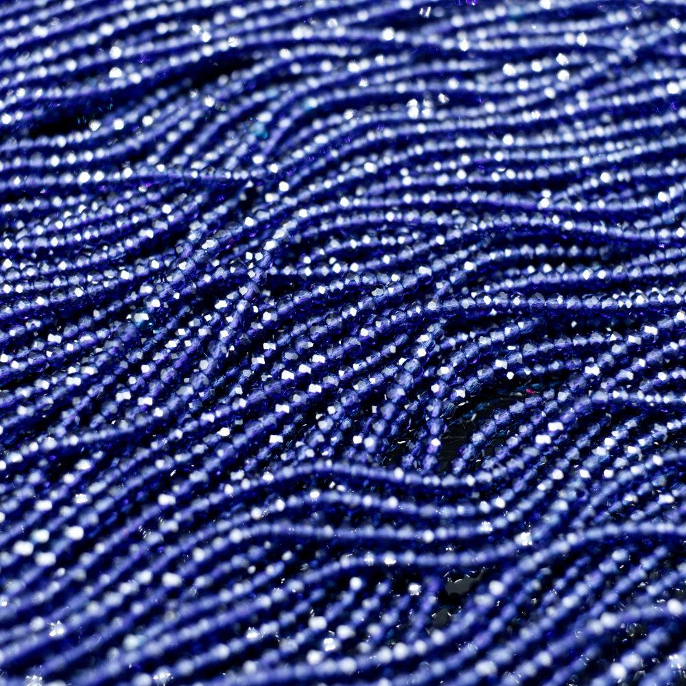 Micro Crystal Round Beads 1.5mm - Dark Sapphire | Craft, hobby ...