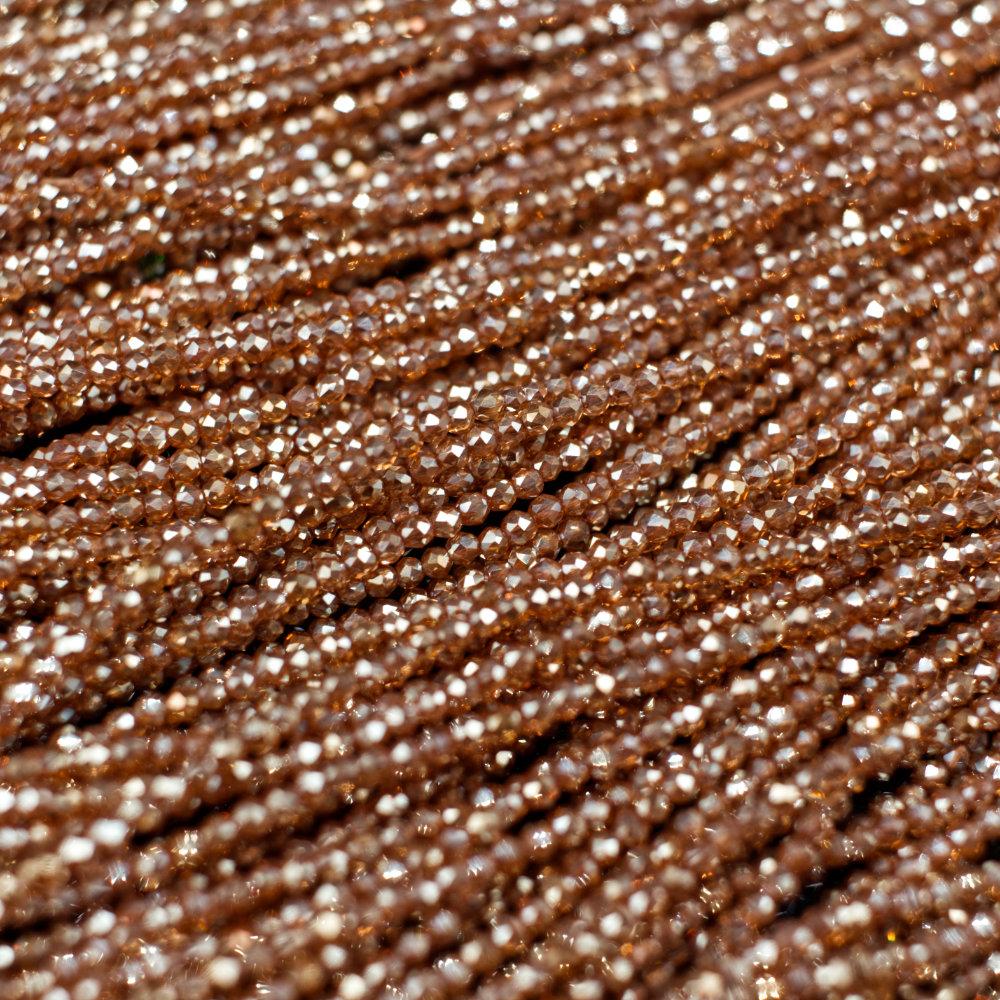 Micro Crystal Round Beads 1.5mm - Champagne AB | Craft, hobby ...