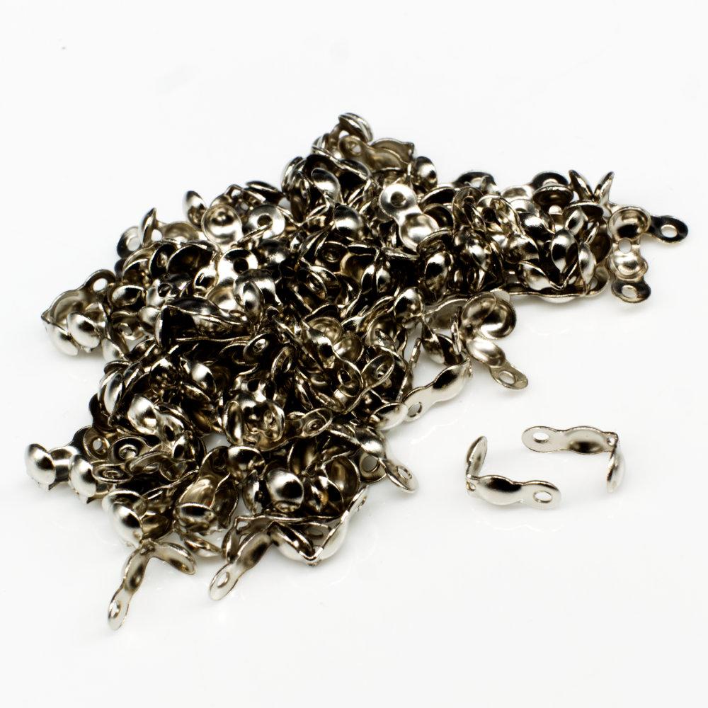 Callotte with Loop - DarkSilver Plated 50pcs | Craft, hobby & jewellery ...