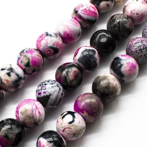 Fire Agate Gemstone Beads
