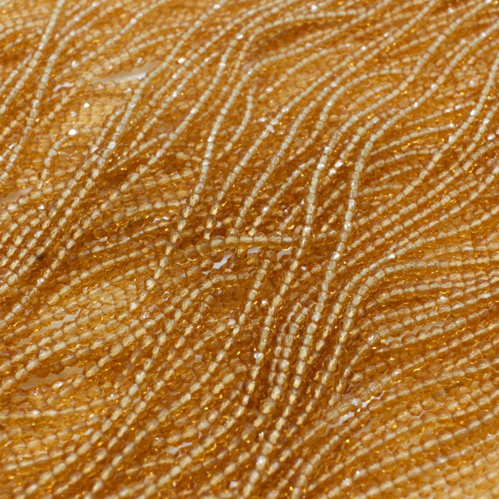 Micro Crystal Round Beads 1.5mm - Amber | Craft, hobby & jewellery ...