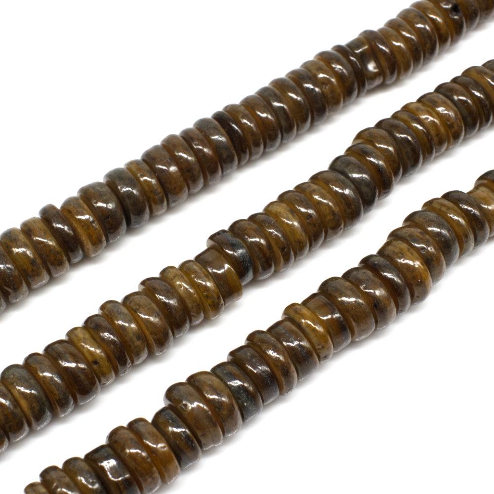 Shell Disc 8mm Olive Garden | Craft, hobby & jewellery supplies ...