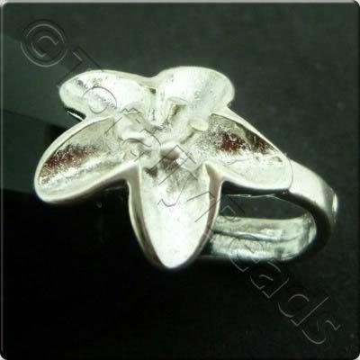 Silver Flower Bail - 12mm | Craft, hobby & jewellery supplies | Totally ...