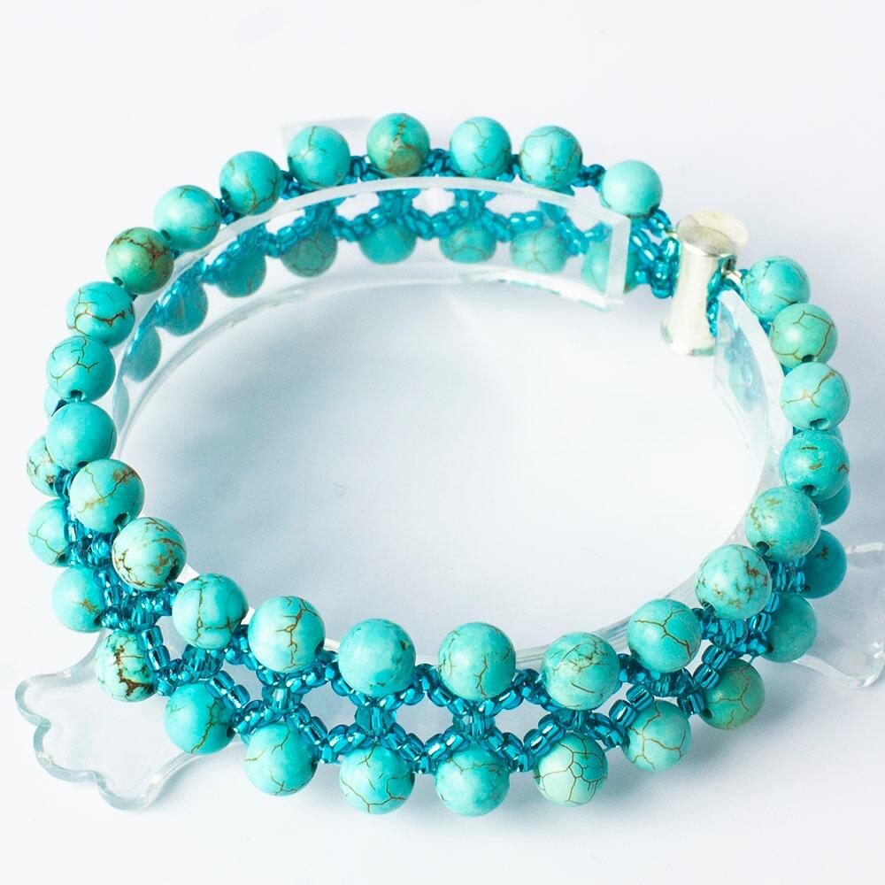 Serenity Gemstone Bracelet - Turquoise Howlite