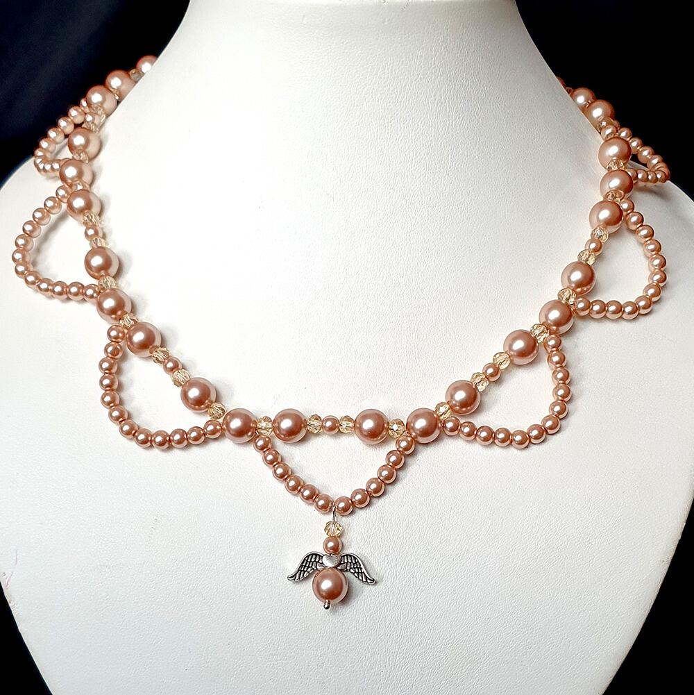 Angela Pearl Necklace - Ecru