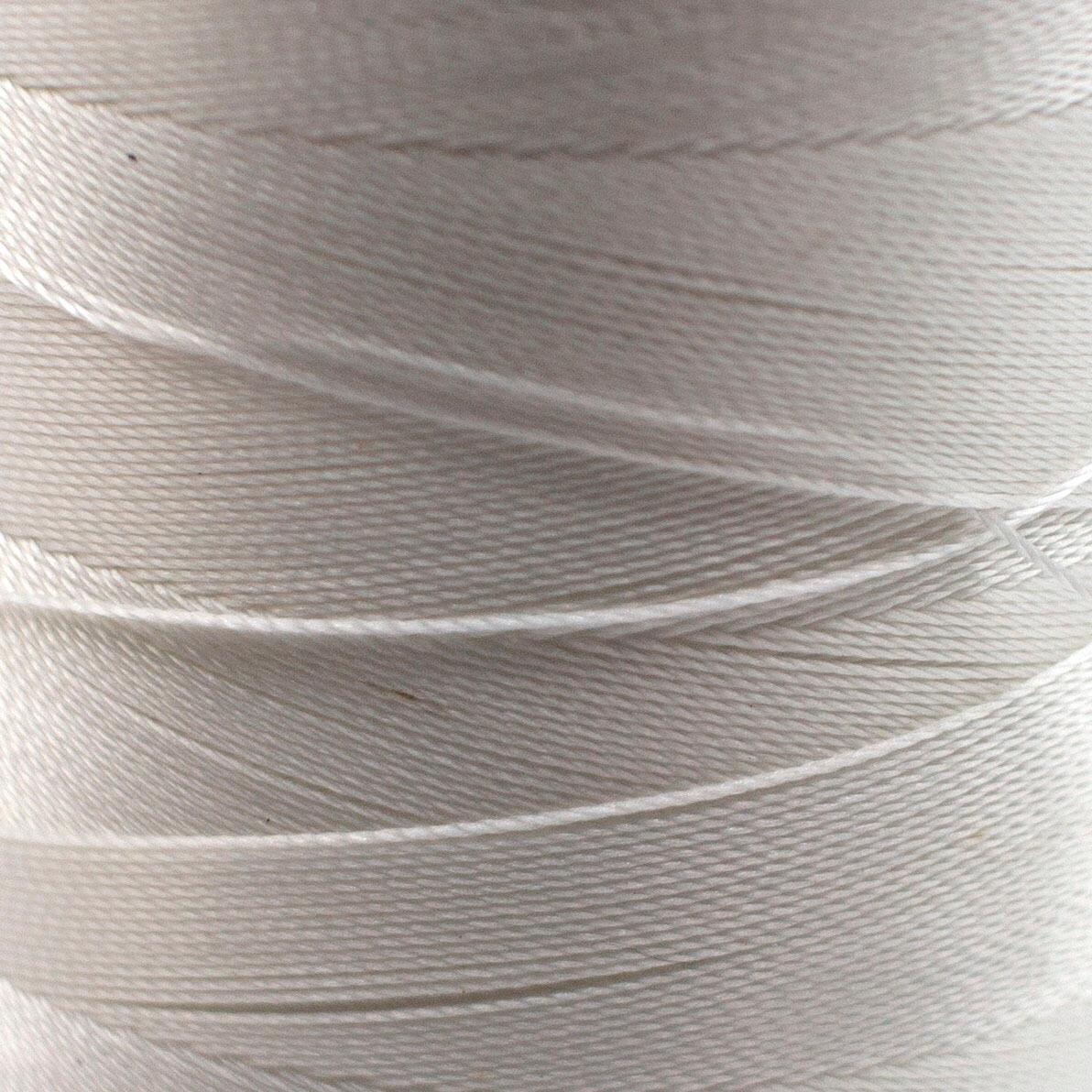 Micro Macrame Cord 3ply 0.1mm 15 metres - White