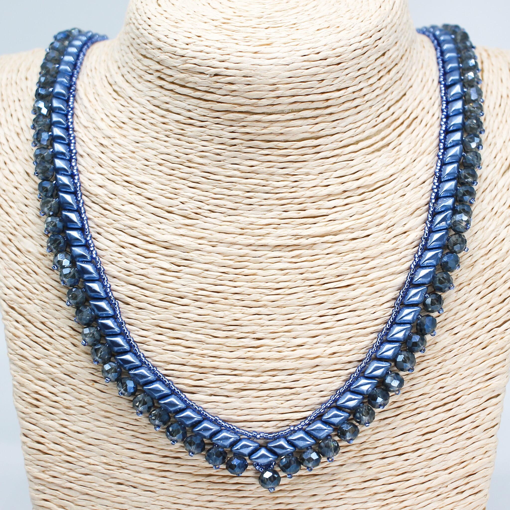 Gemma Necklace - Blue