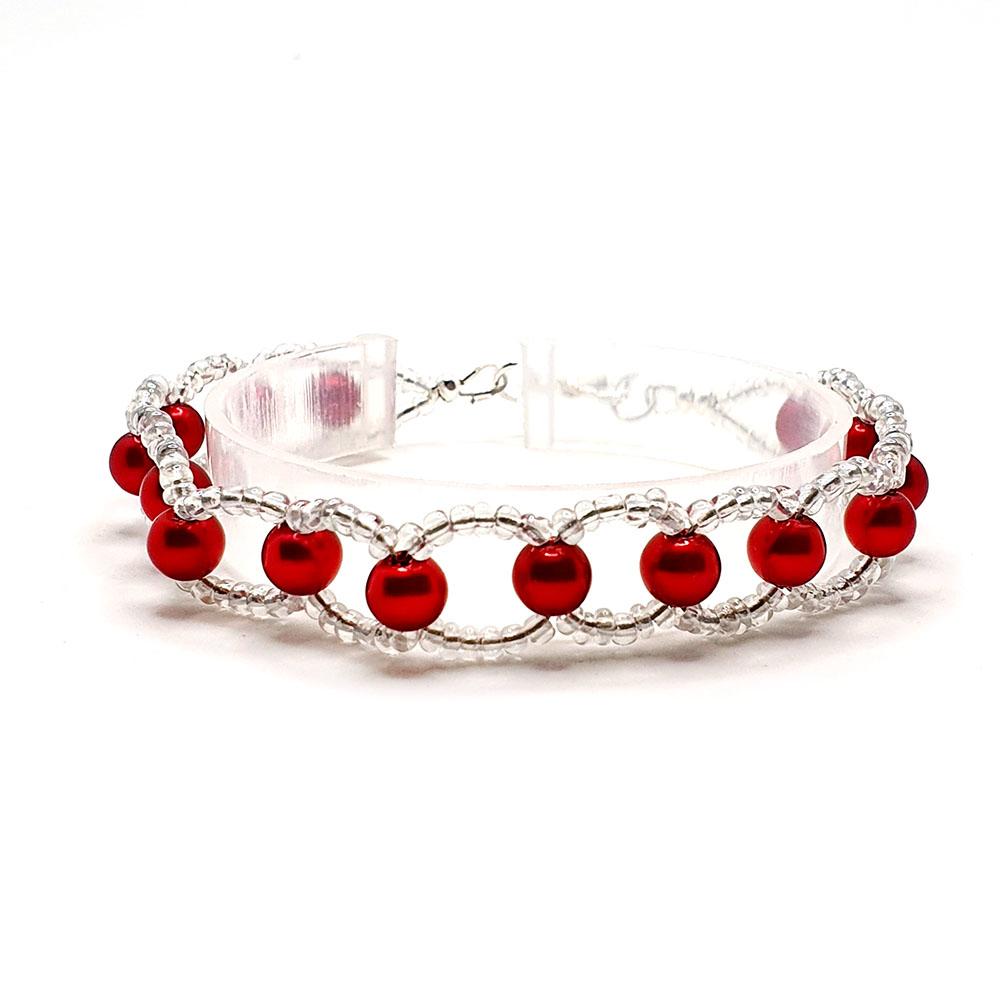 Layla Bracelet Makes 4 - Red
