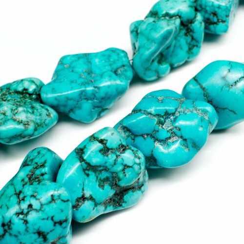Turquoise Howlite Beads