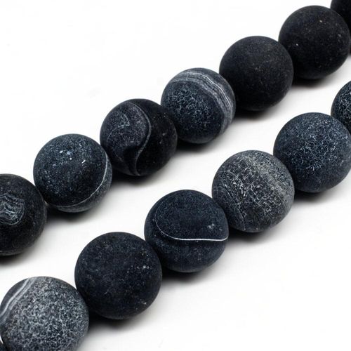 Frost Agate Beads | Matte Gemstone Beads for Jewelry