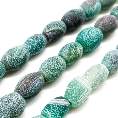 Frost Agate Beads | Matte Gemstone Beads for Jewelry