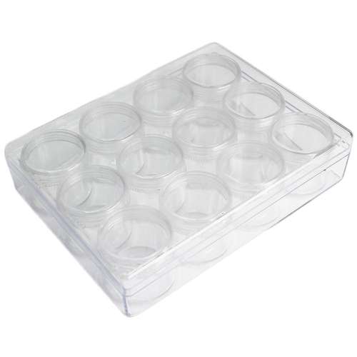 Organiser Box + 12 Deep Storage Tubes - Large | Craft, hobby ...