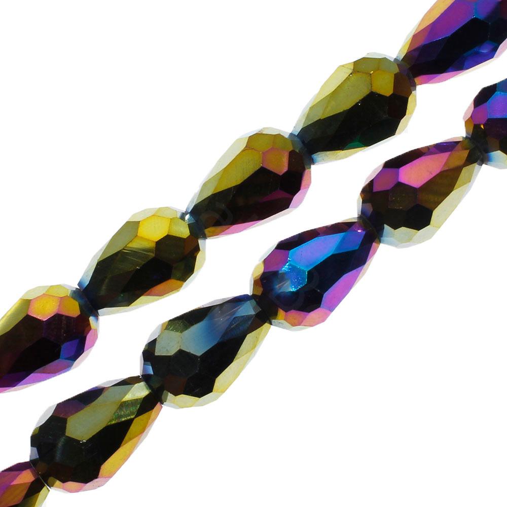 Crystal Drop 8x11mm - Rainbow | Craft, hobby & jewellery supplies ...