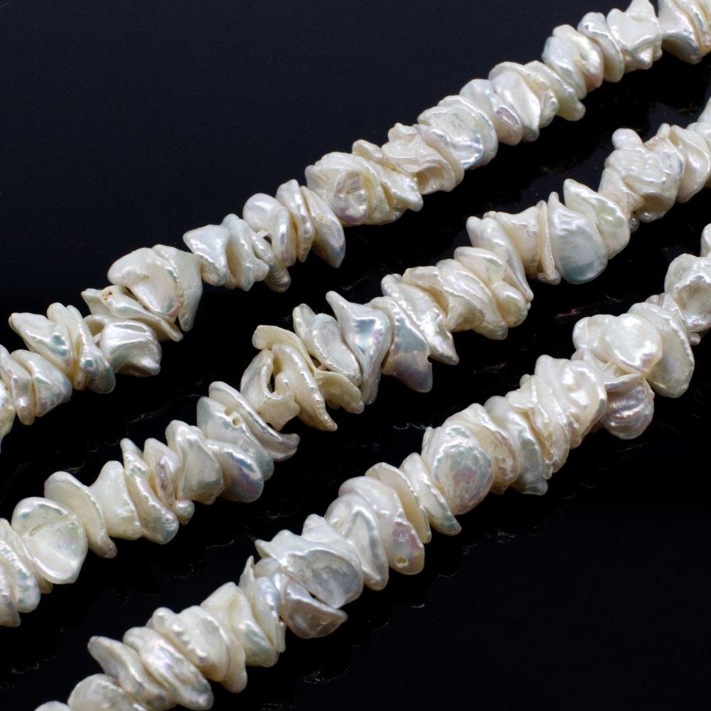 Freshwater Pearls 8-9mm Heishi Natural - 7" String