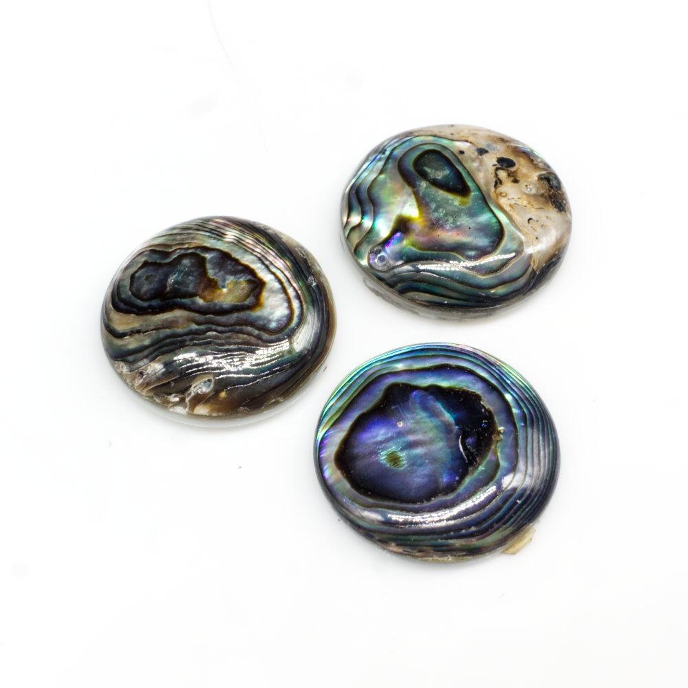 Abalone Shell Round Cabochon 17-18mm