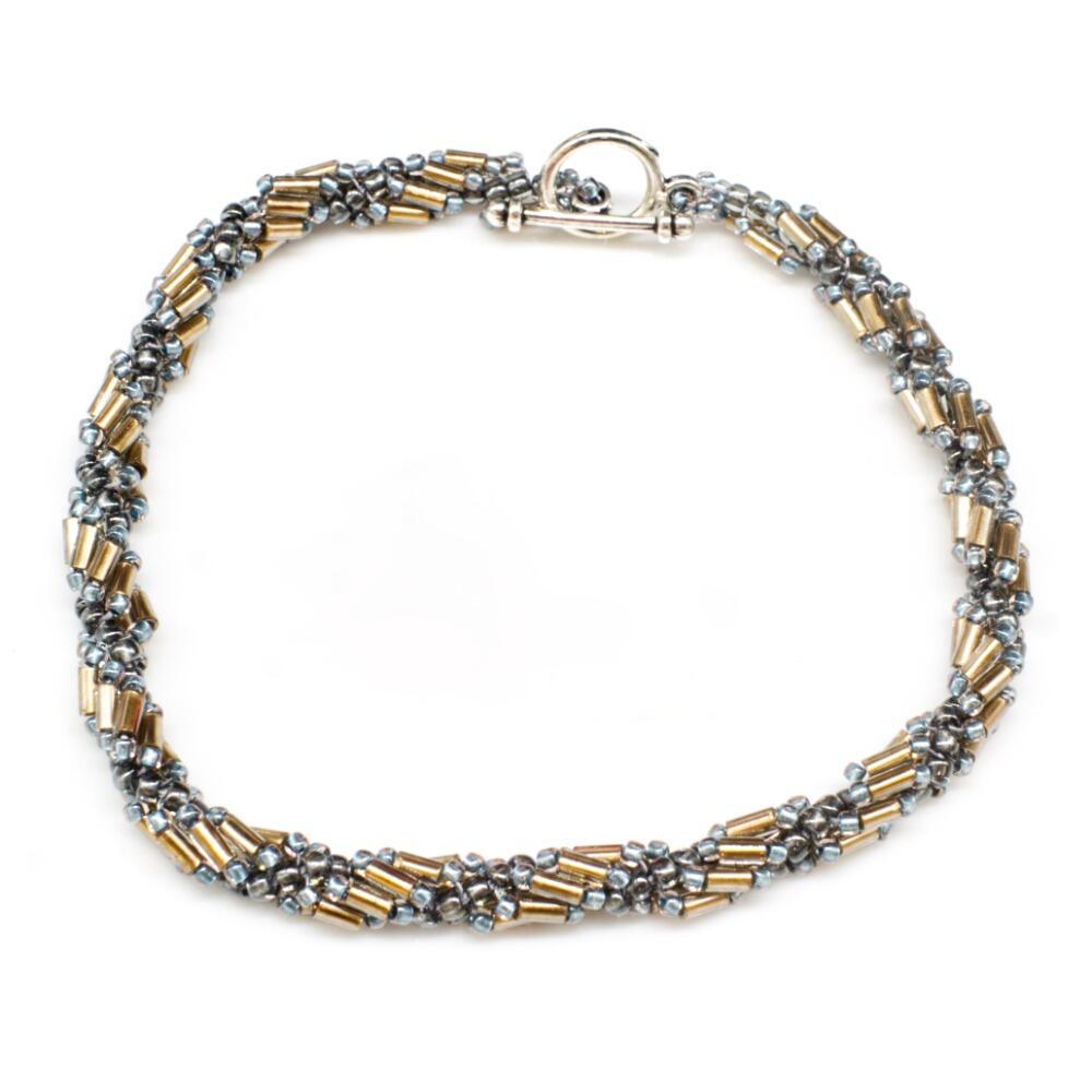 Helix Bugle Bracelets (6) - Gun Metal