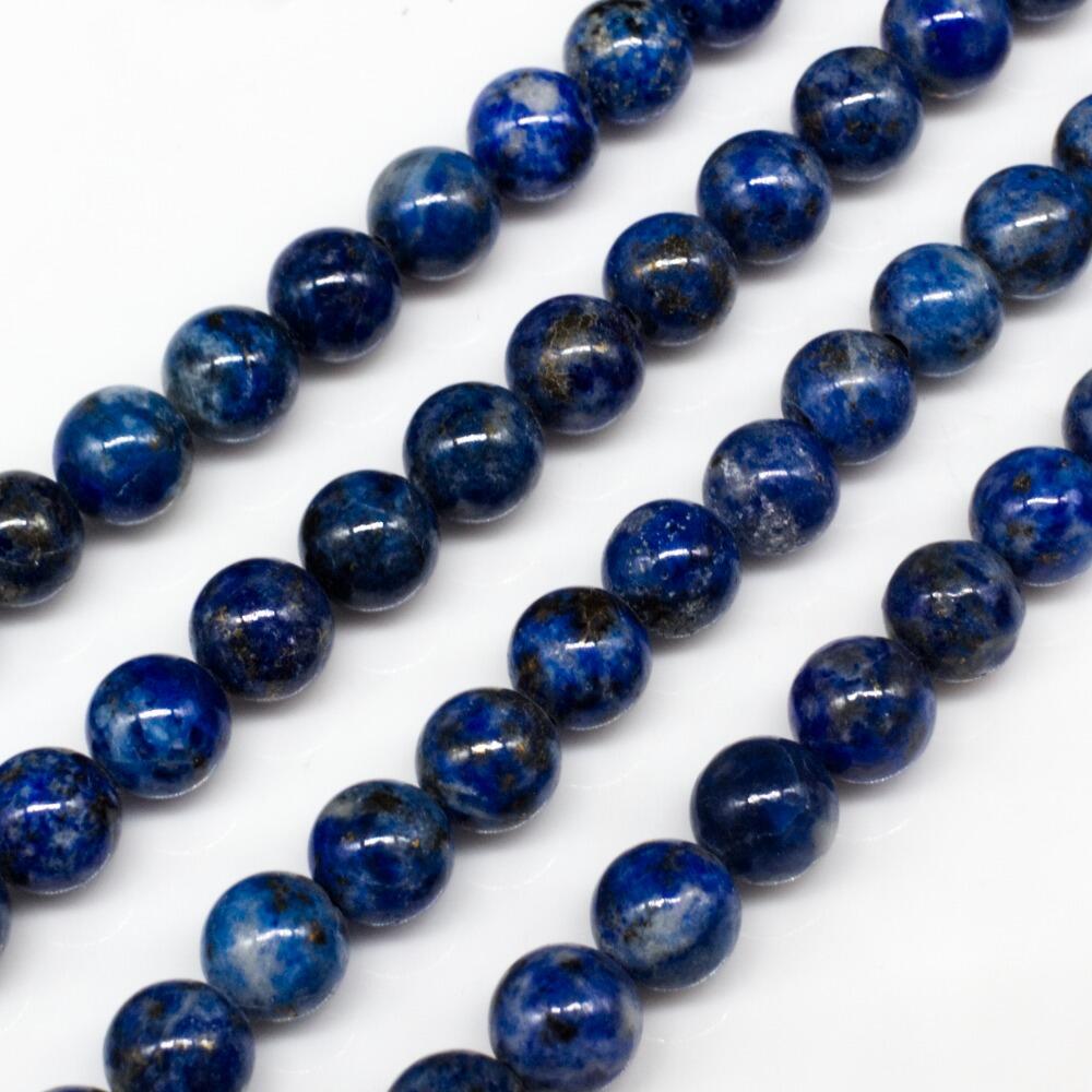 Natural Lapis Round Beads - 6mm 15" inch | Craft, hobby & jewellery ...