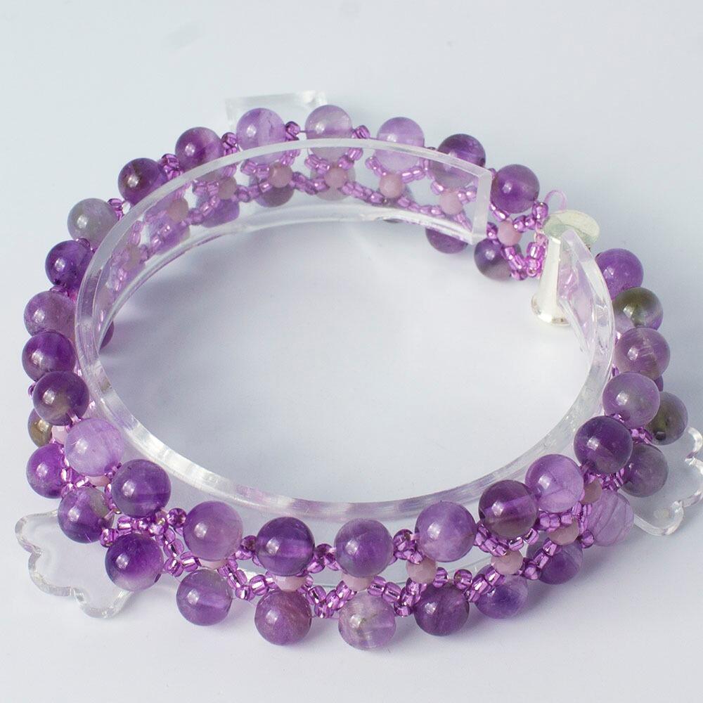 Serenity Gemstone Bracelet - Amethyst