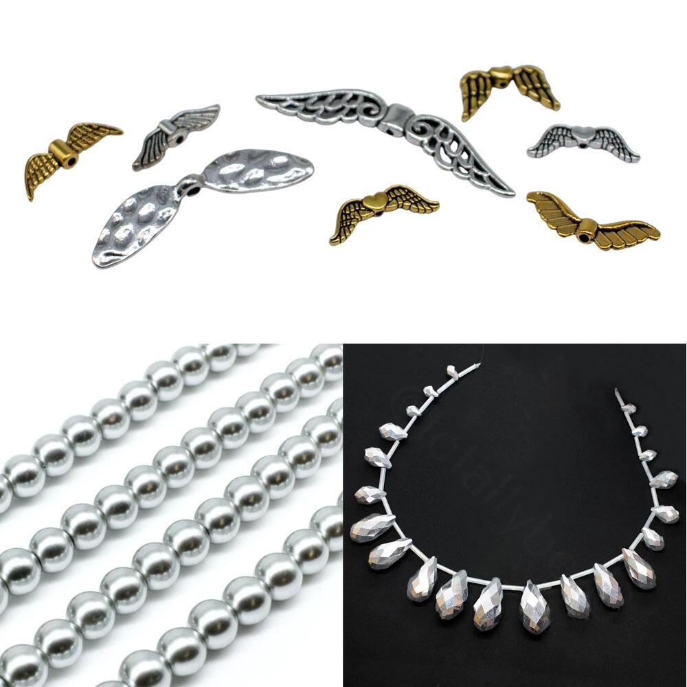 Crystal Angel Decorations 21pcs - Silver