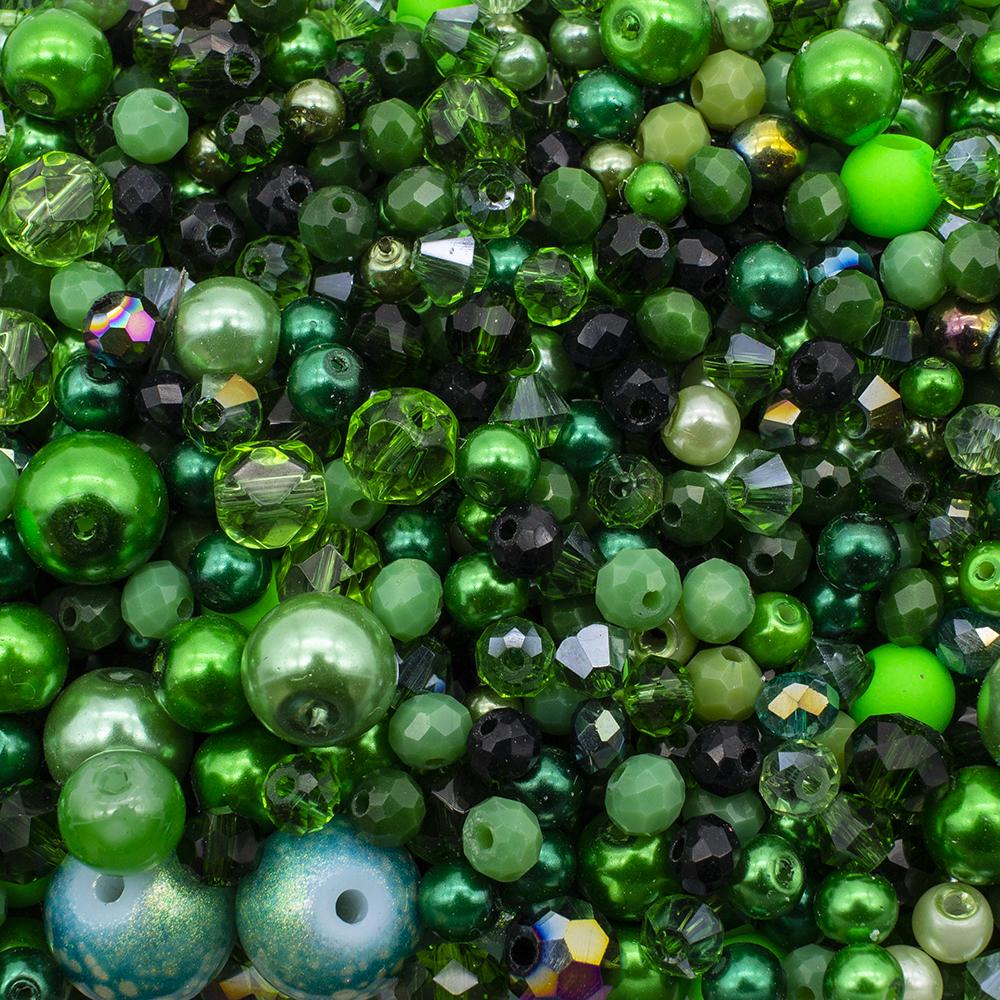 Premium Bead Mix 75g - Green