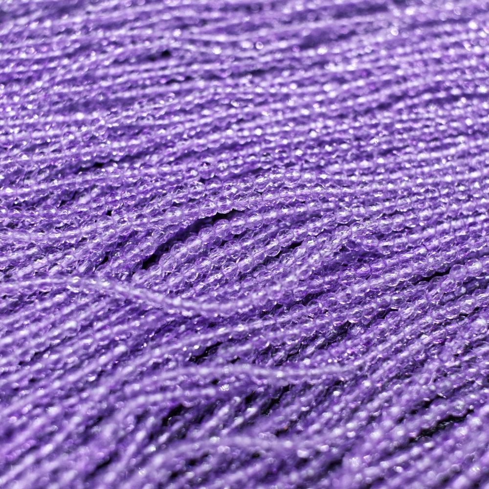 Micro Crystal Round Beads 1.5mm - Lilac | Craft, hobby & jewellery ...